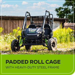 80V Stealth Series All-Terrain 2-Seat Go-Kart | Greenworks Tools