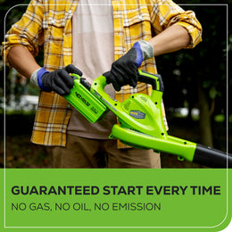 Greenworks 40V Cordless Leaf Blower Sweeper (Tool Only) | Greenworks Tools