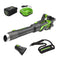 80V 800 Cfm Brushless Leaf Blower W/ 2.5Ah Battery Charger | Greenworks ...