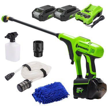 24V 600-Psi Cordless Power Cleaner W/ (2) 2.0Ah Batteries & Charger ...