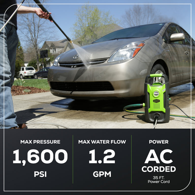 OPEN BOX 1600 PSI GEN 2 1.2 GPM Cold Water Electric Pressure Washer ...