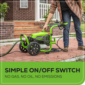 3000-PSI 2.0-GPM Pressure Washer | Greenworks Tools