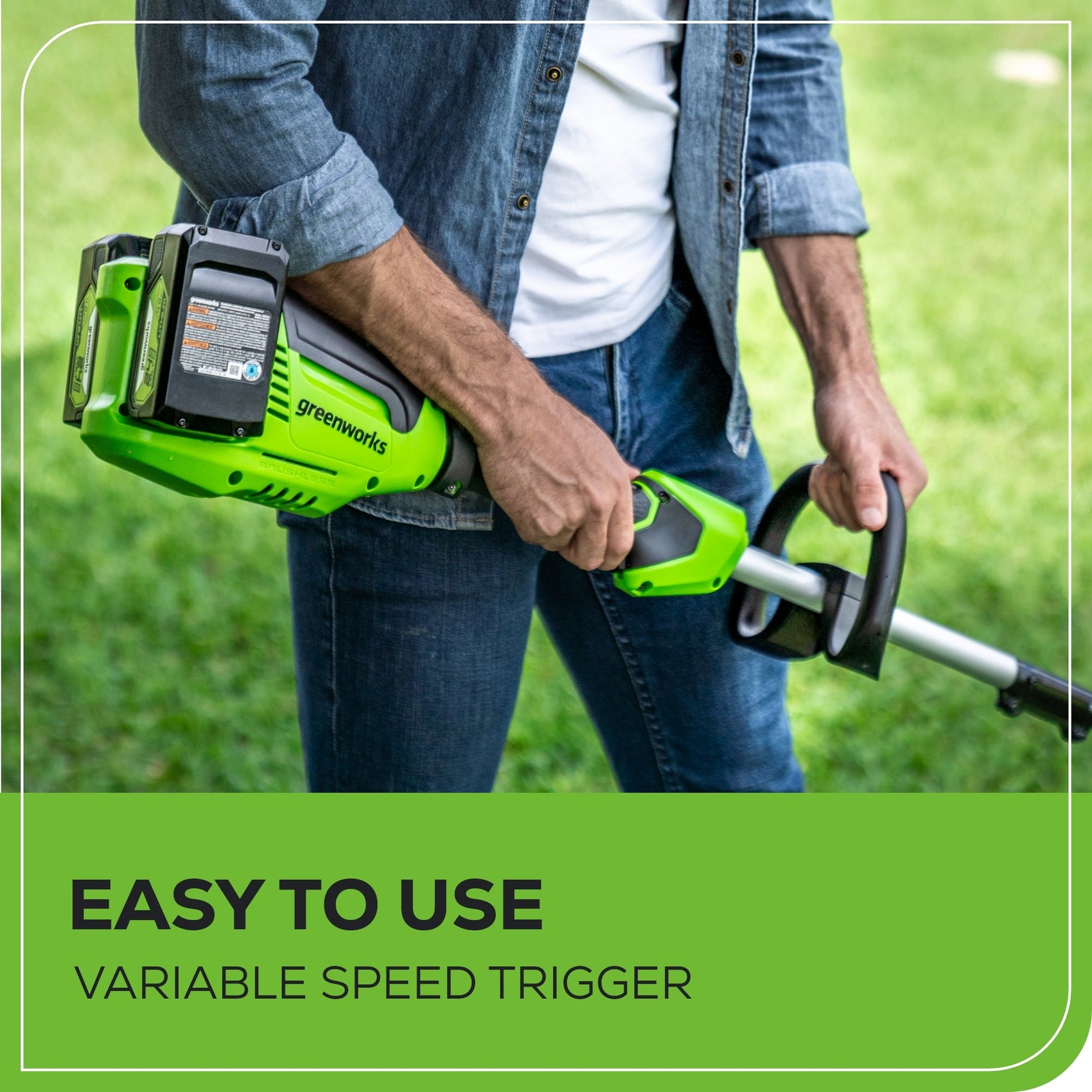 48V (24V x 2) 8" Edger W/ (2) 4.0Ah Usb Batteries & Dual Port Charger ...