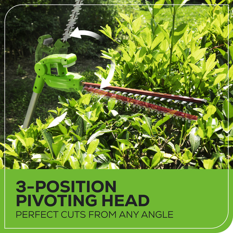 40V 8" Cordless Pole Saw & Hedge Trimmer | Greenworks Tools