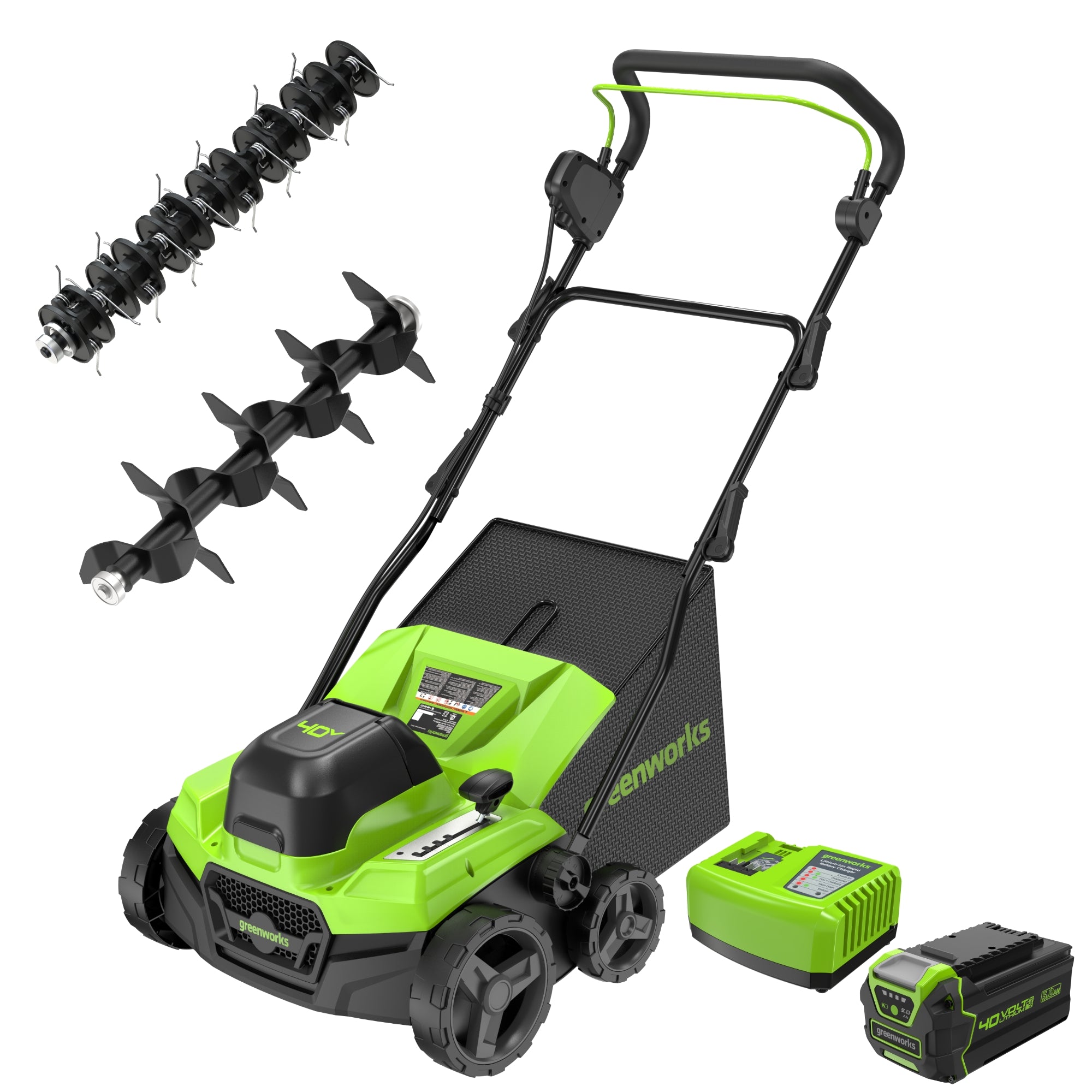 Electric Dethatchers, Culitivators, and Tillers | Greenworks Tools