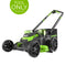 80V 25" Cordless Battery Brushless Dual Blade Self-Propelled Mower ...