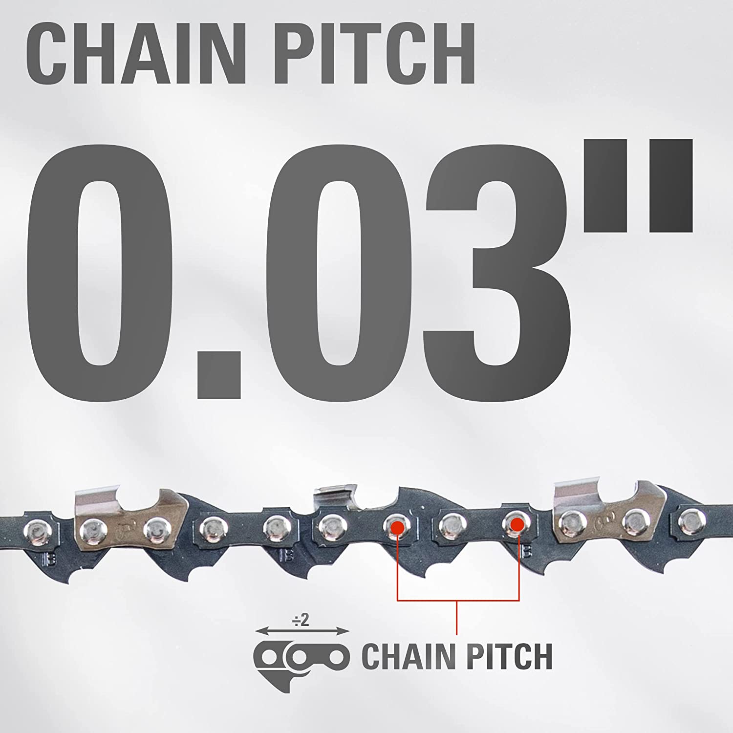 6" Chainsaw Chain w/ .043" Chain Gauge | Greenworks Tools