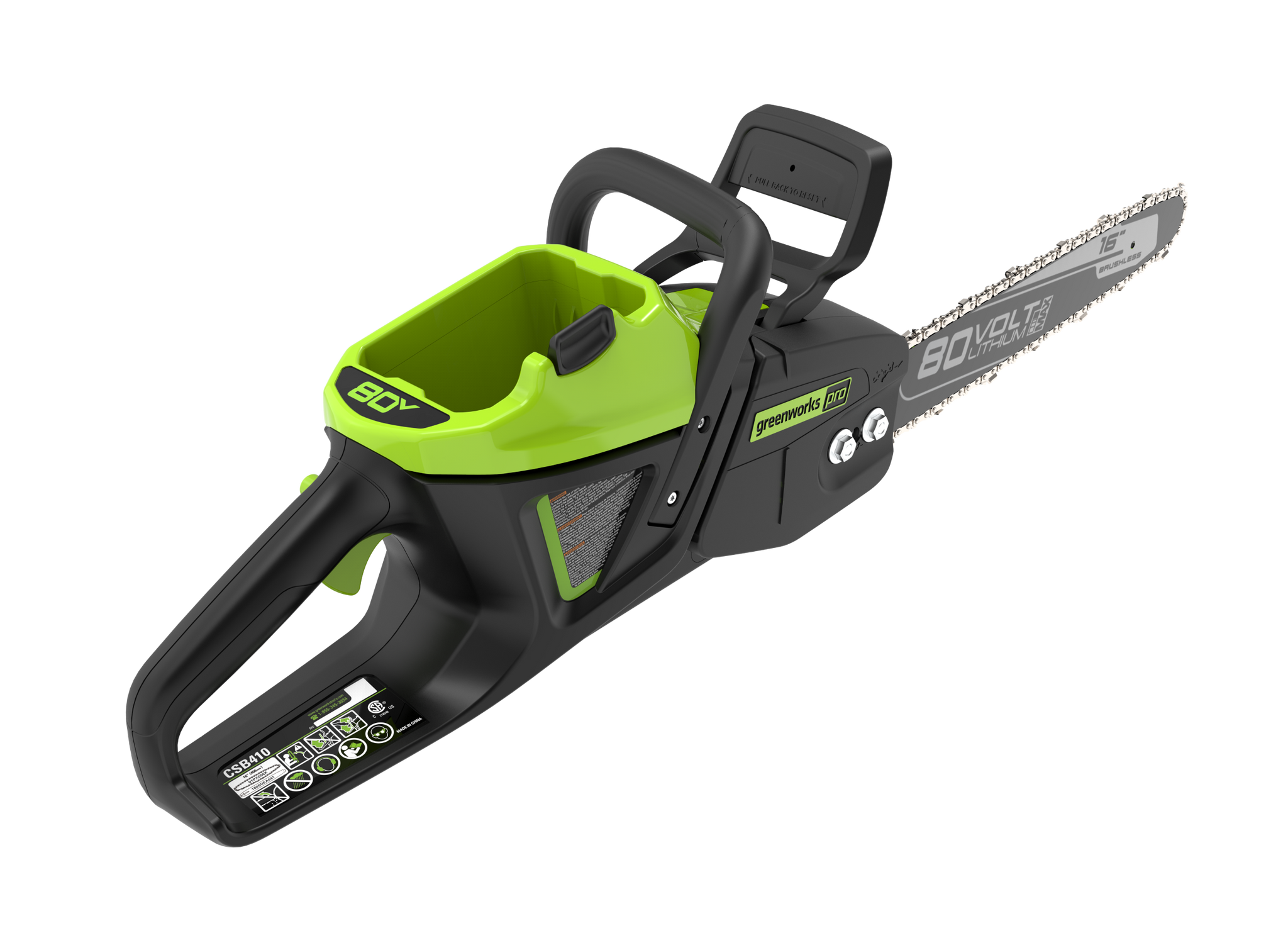 80V 16‘’ Cordless Battery Chainsaw w/ 4.0 Ah Battery & Charger