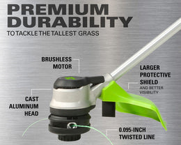 80V 16" String Trimmer (Tool Only) | Greenworks Tools