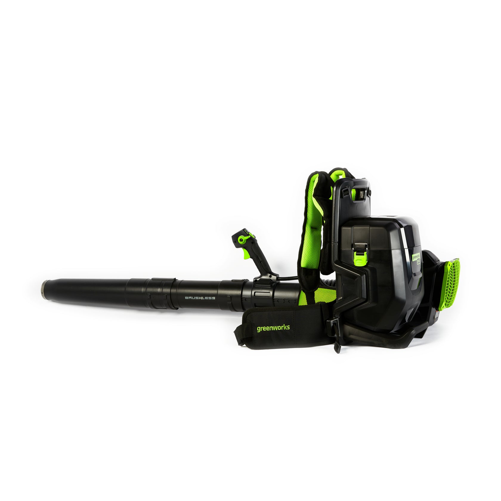 80V 690 CFM Cordless Battery Dual-Port Backpack Blower w/ Two (2) 4.0